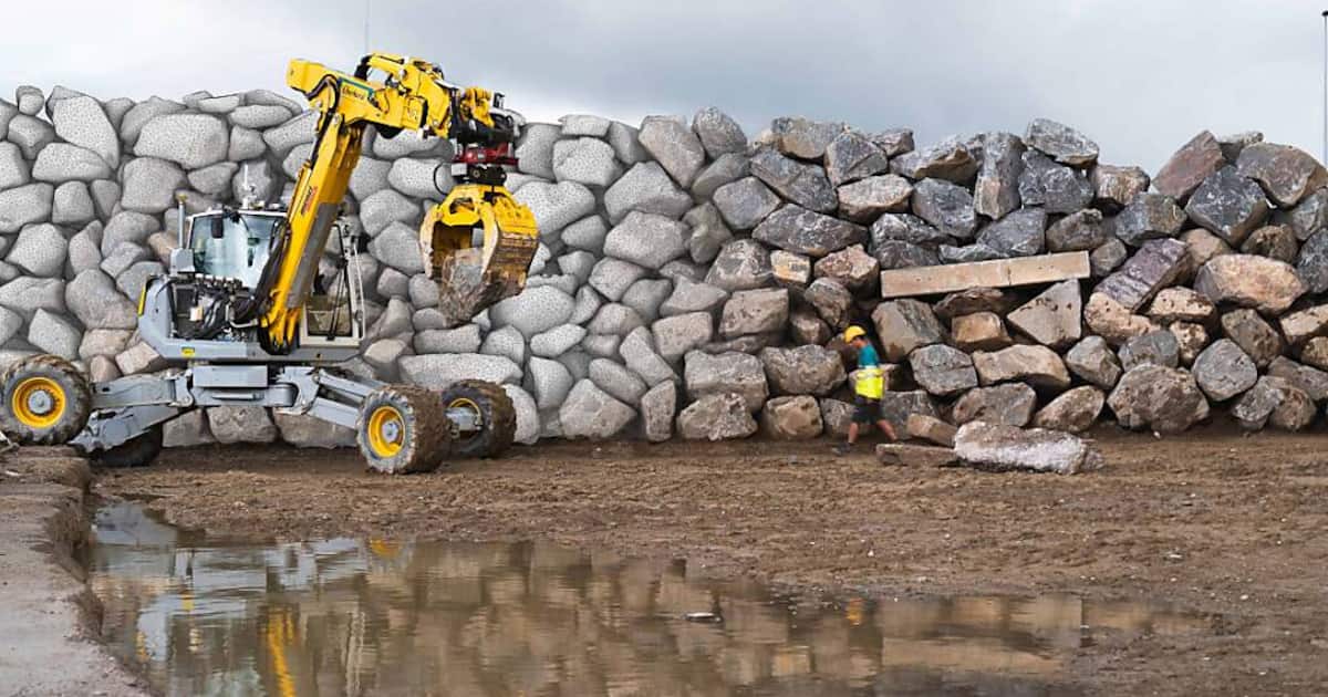 EPFZ: une pelleteuse robotisée construit des murs écologiques